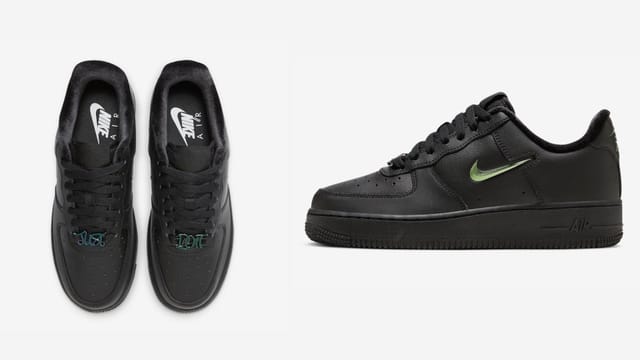 Air Force 1: Nike Air Force 1 Low “Just Do It” Black shoes: Everything ...