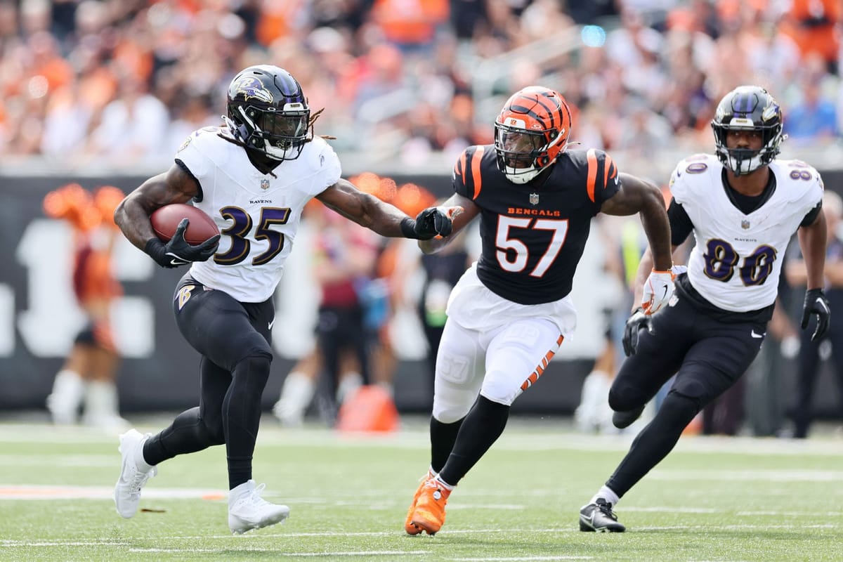Gus Edwards injury update: Latest on Ravens RB for fantasy football Week 4
