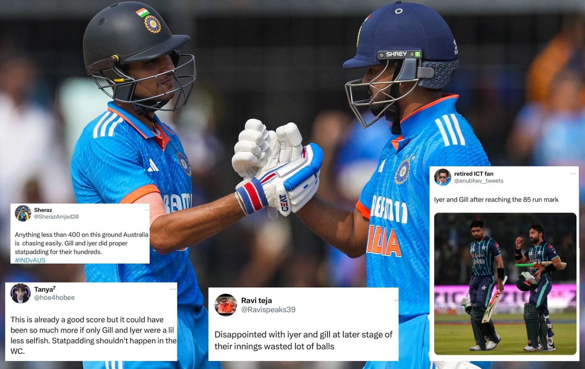 "This attitude will not win World Cups" - Fans slam Shubman Gill and Shreyas Iyer for slowing ...
