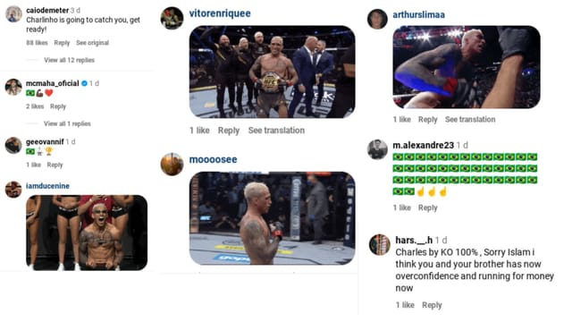 Brazilian fans bombard Islam Makhachev's promo for UFC 294 with ...