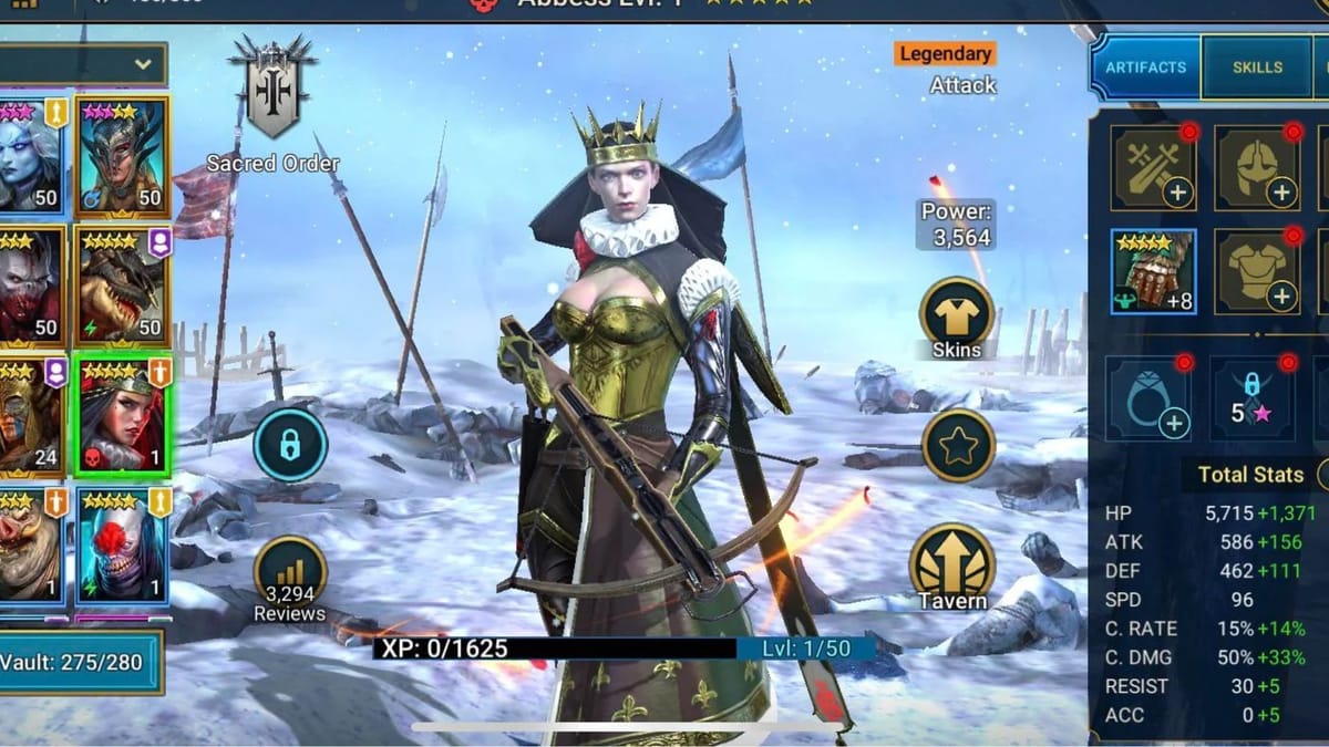 Raid Shadow Legends Champions tier list (September 2023)