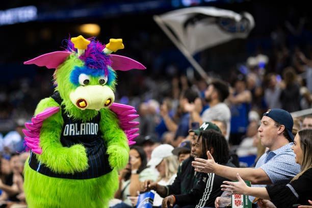 Who is the Orlando Magic's mascot, Stuff the Magic Dragon?