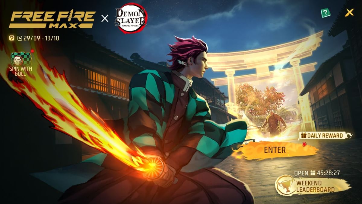 Free Fire x Demon Slayer Collaboration event guide: Get free Tengen’s Bundle and Tanjiro Style ...