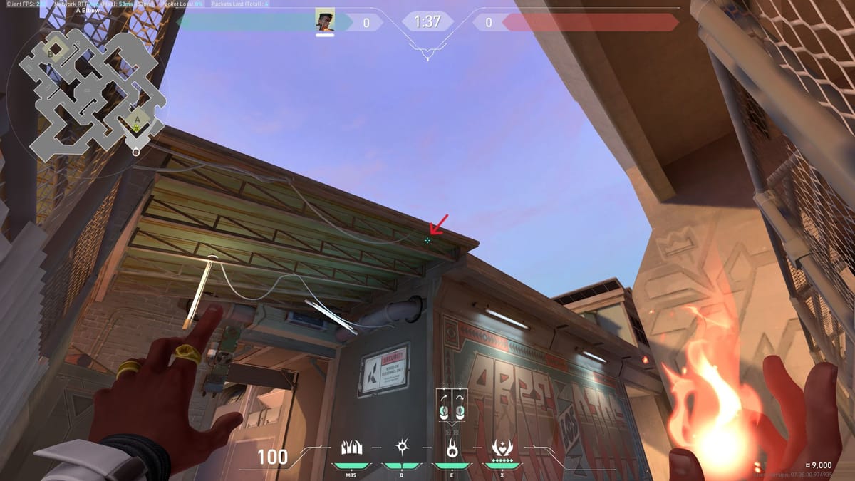 5 best Phoenix Molly lineups on Sunset in Valorant