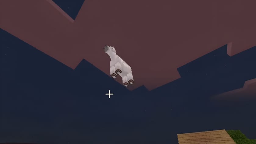 Funny Minecraft Bedrock glitch causes mobs to start flying