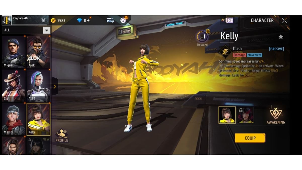 10 best Free Fire characters for Clash Squad mode