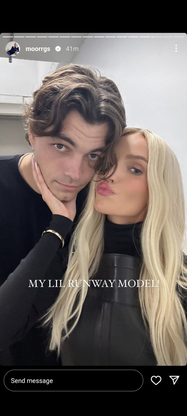 Morgan Riddle: "My lil runway model" - Taylor Fritz's girlfriend Morgan ...