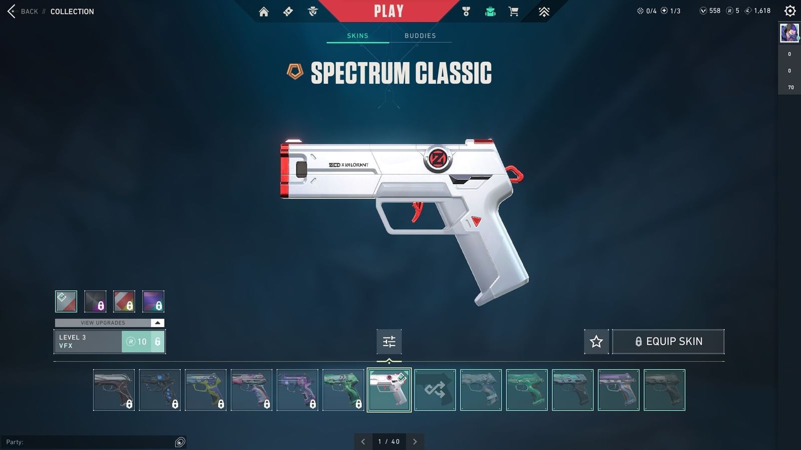 Valorant Classic tier list: All skins ranked from best to worst