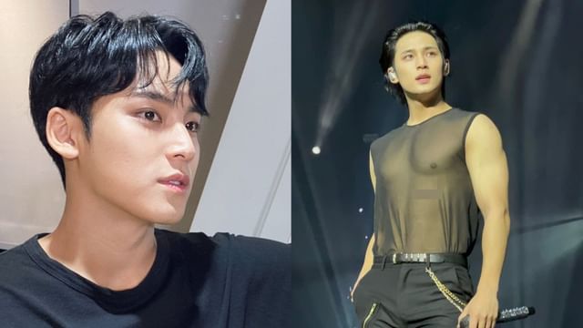 "The off shoulder man": Fans go gaga over SEVENTEEN Mingyu's bare muscular arms in his recent ...