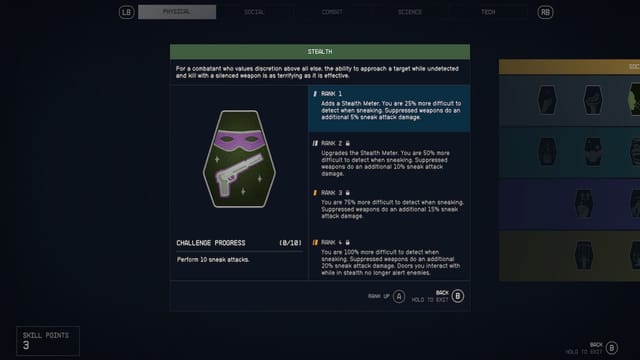 Starfield best Cyber Runner build guide: Starting skills, traits, and more