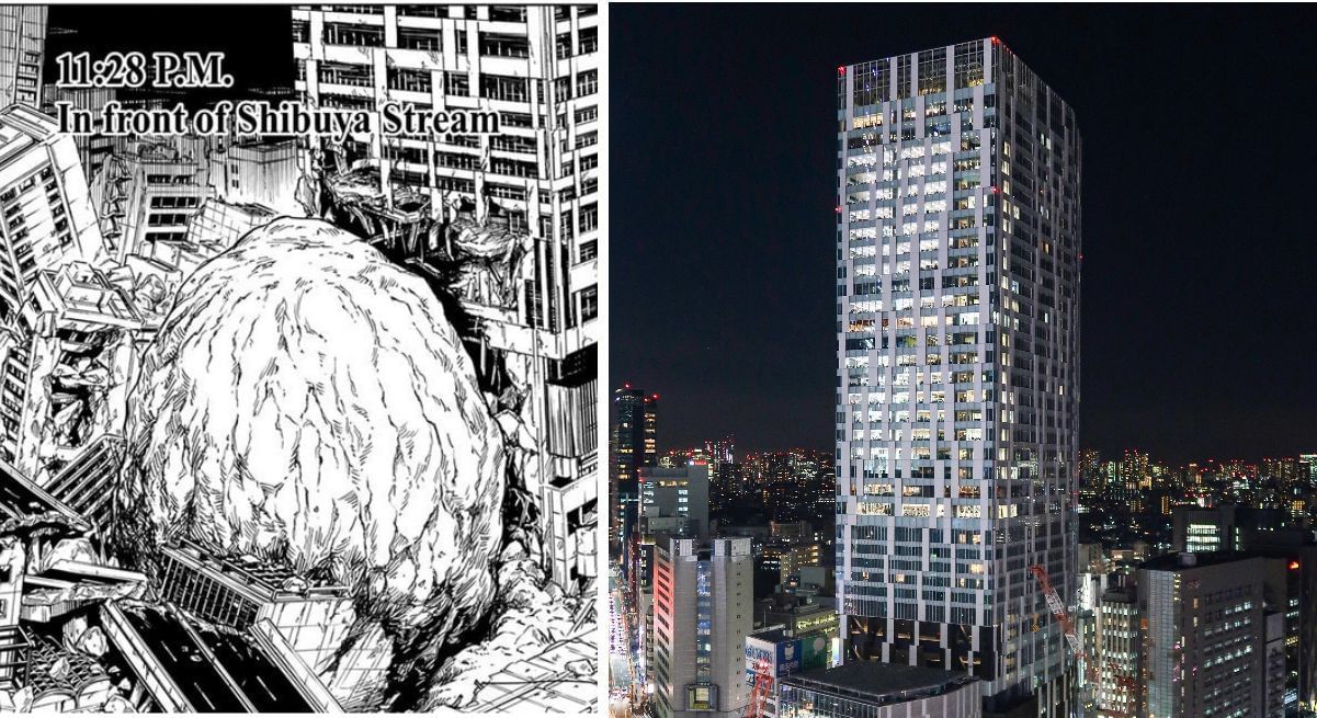 The locations of Jujutsu Kaisen's Shibuya arc: The layout of Shibuya, explained