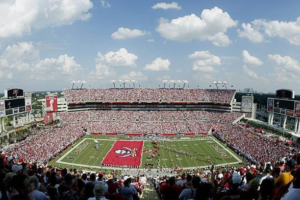 What is the capacity of Raymond James Stadium?