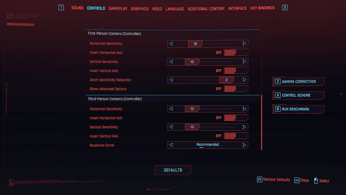 Phantom Liberty: Cyberpunk 2077 Phantom Liberty (2.0) best controller settings