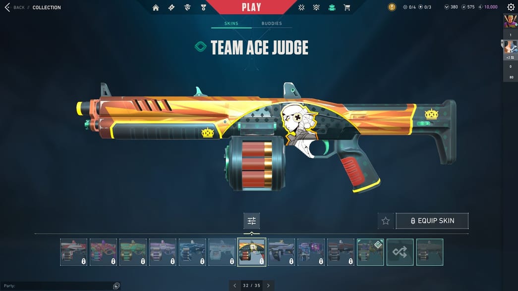 Valorant Judge tier list: All skins ranked from worst to best