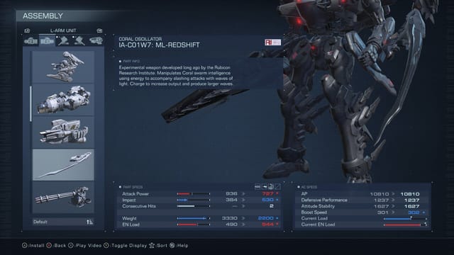 Armored Core 6: How to obtain the Redshift Coral Weapon