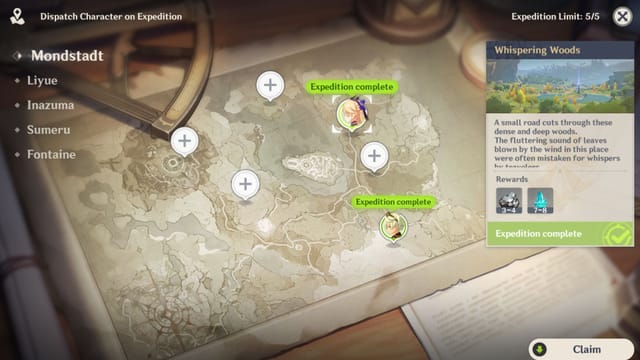 Genshin Impact reveals changes to Artifact upgrade, forging, expedition, and more QoL features