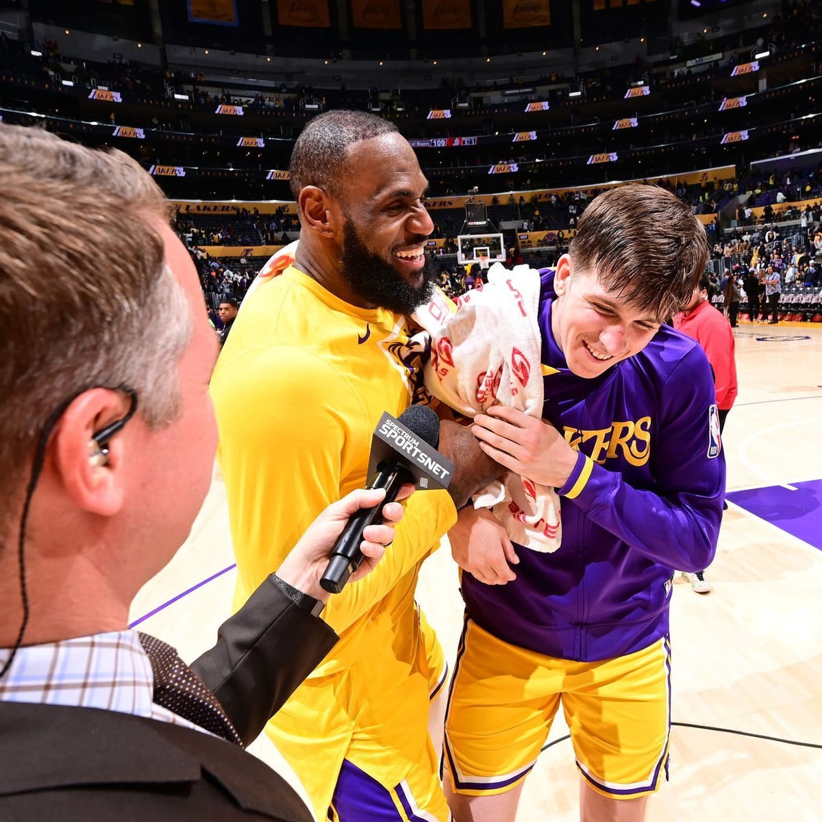 "You're a good man": LeBron James showers praise on Austin Reaves as ...