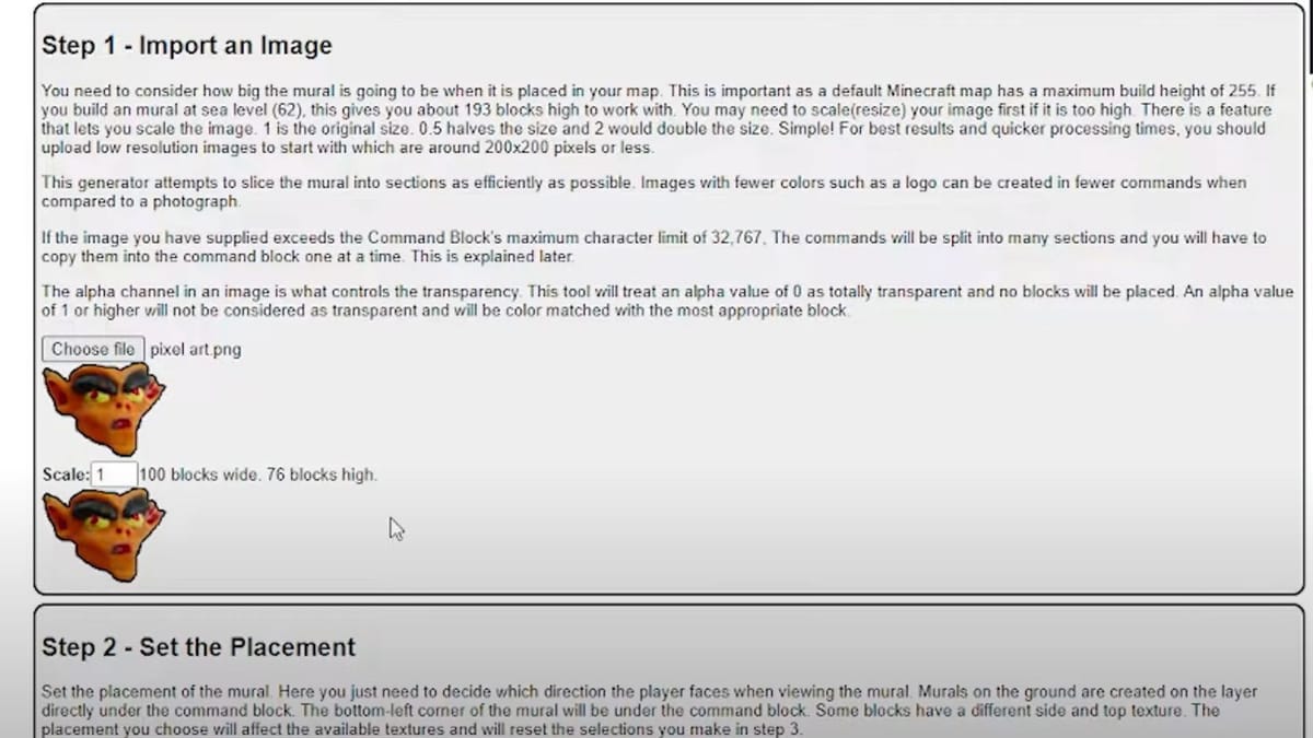 How to turn any picture into Minecraft blocks?