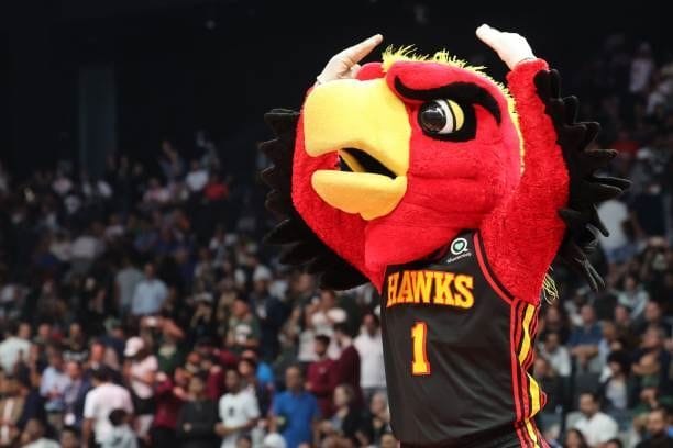 Who is the Atlanta Hawks' mascot, Harry the Hawk?