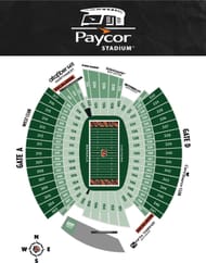 What is the capacity of Paycor Stadium?