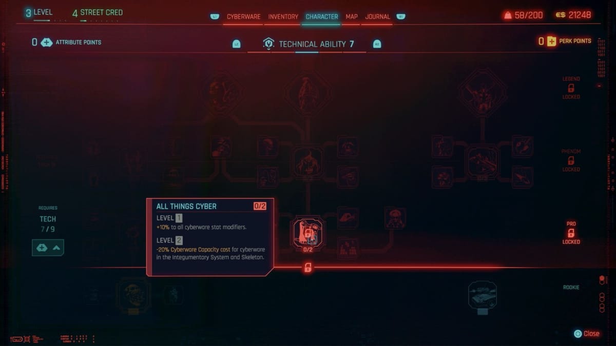 10 best Technical ability perks to get first in Cyberpunk 2077 Phantom ...