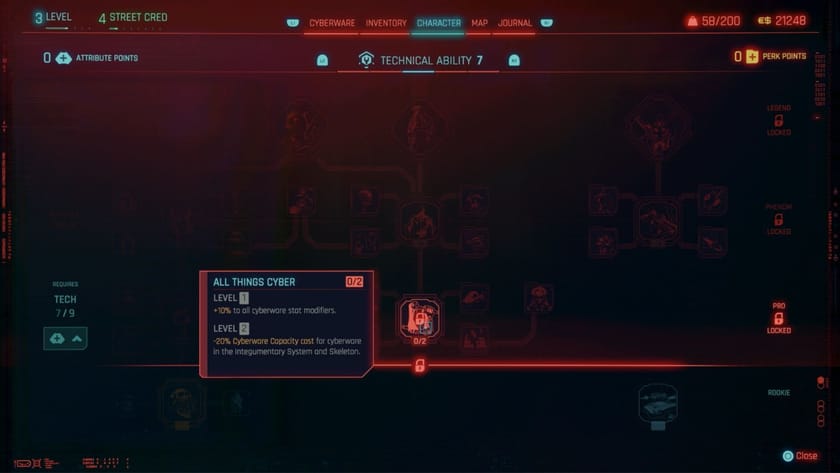 10 best Technical ability perks to get first in Cyberpunk 2077 Phantom ...