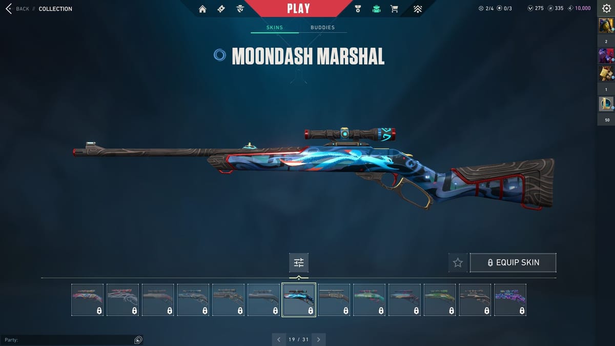 Valorant Marshal tier list: All skins ranked from best to worst