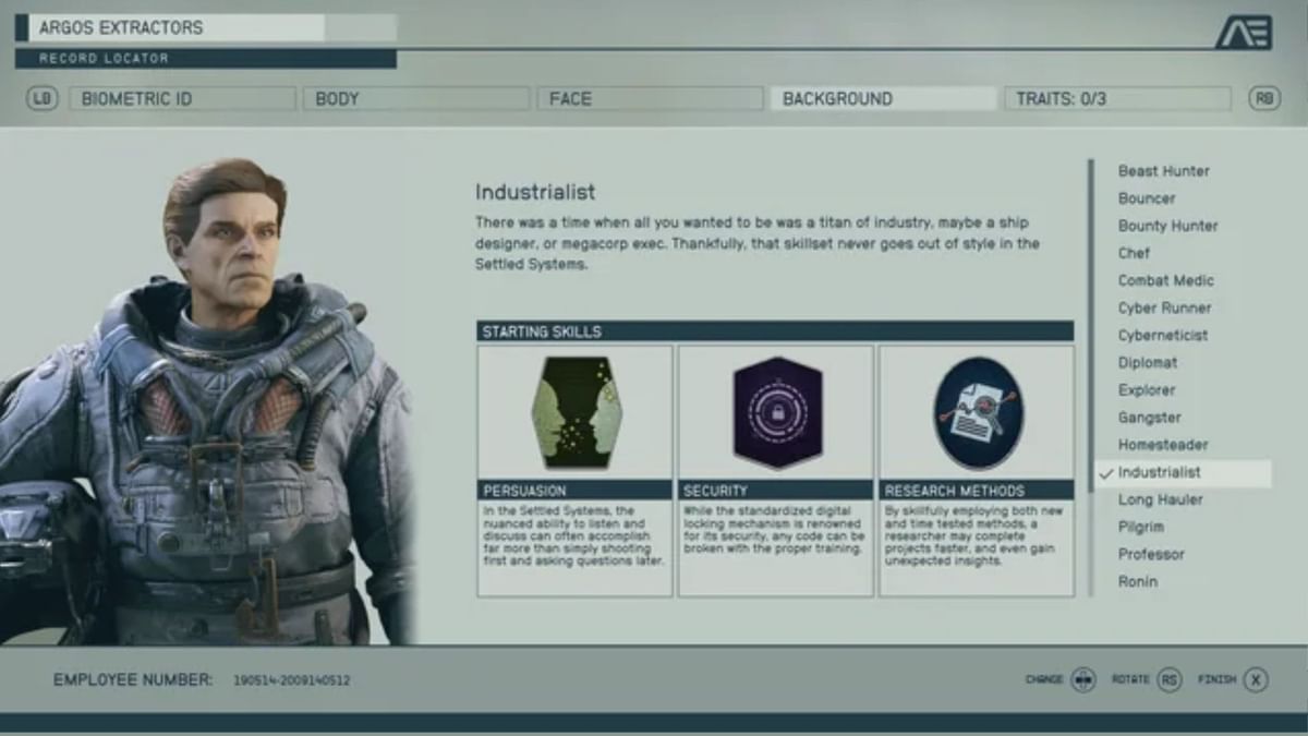 All Starfield backgrounds, ranked