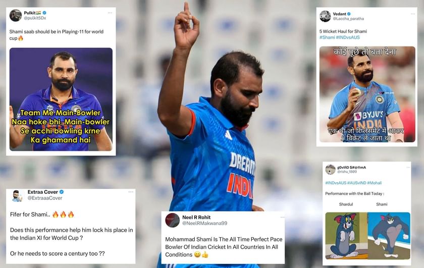 "'Shami-fied' the Australian batting lineup" - Fans erupt as Mohammed ...