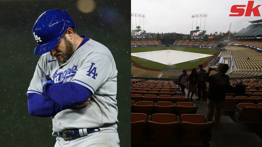 Rain delay interrupts Dodgers' Nationals encounter for third straight ...