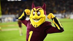 Who inspired the face for Sparky the Sun Devil?