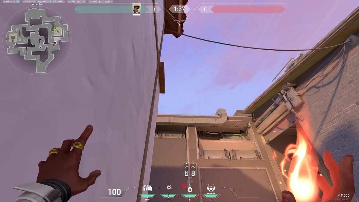 5 best Phoenix Molly lineups on Sunset in Valorant