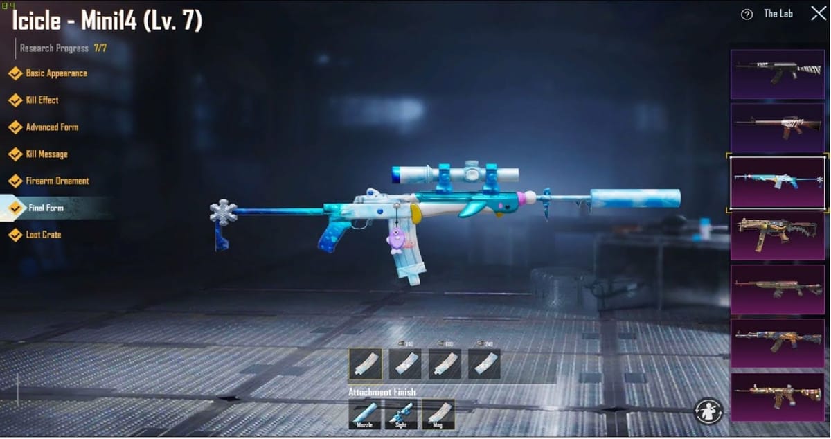 BGMI: List of all weapons in BGMI