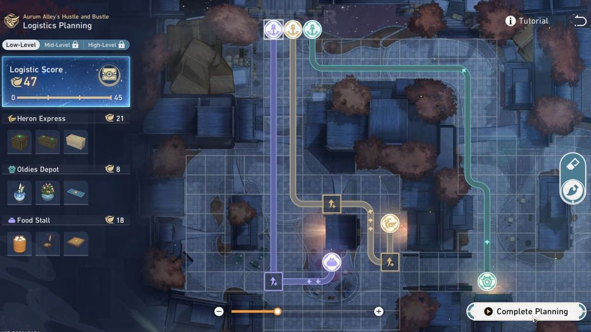 Honkai Star Rail Logistics Planning: Low-level score 45, 75, 90 guide