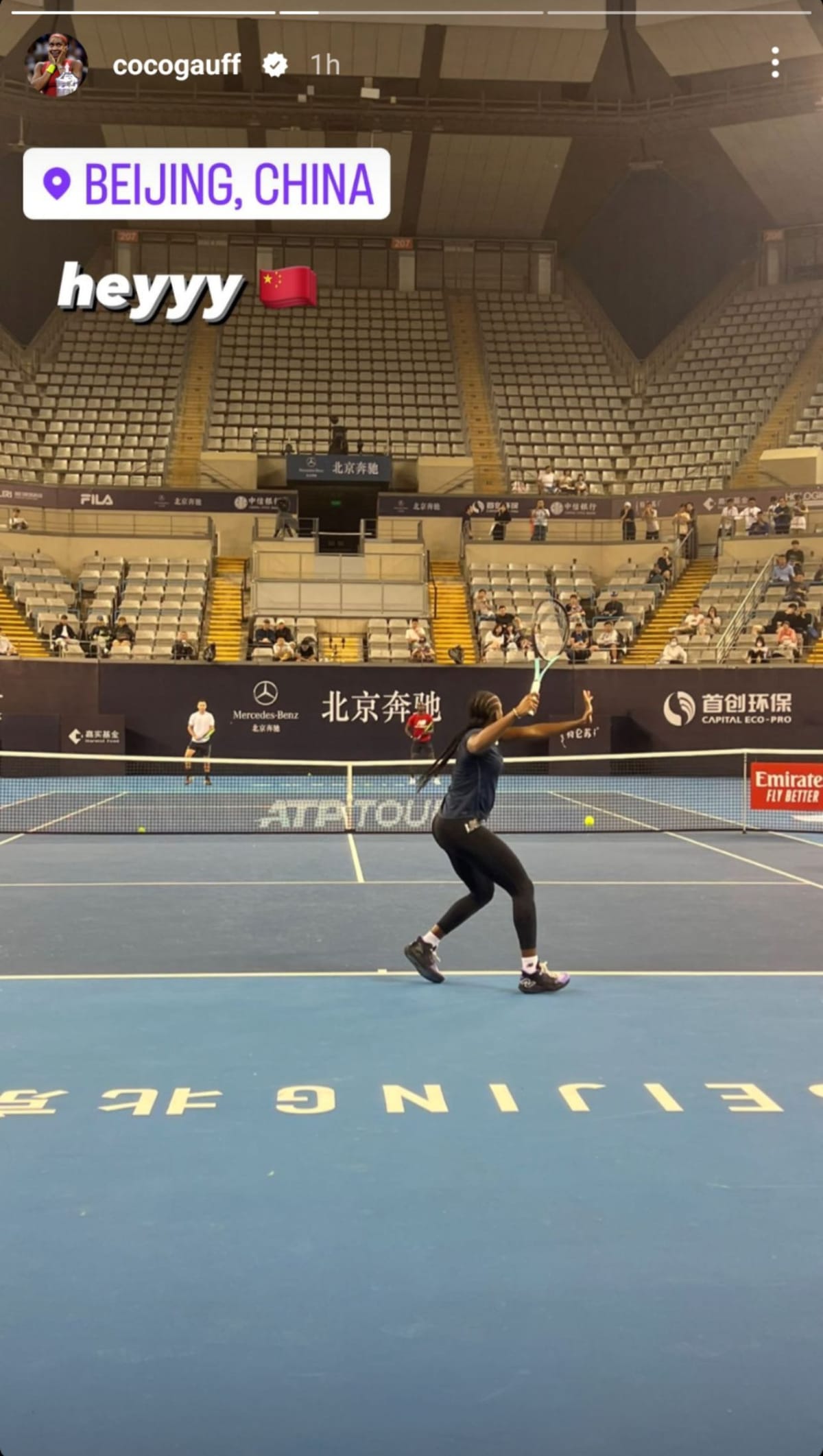 Coco Gauff: "Rough day but the grind doesn't stop" - Coco Gauff arrives ...