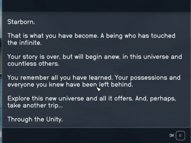 ending: Starfield ending explained