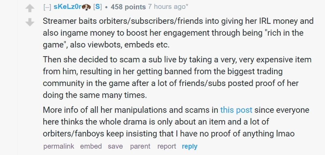 Twitch streamer under fire for allegedly scamming her subscriber in ...