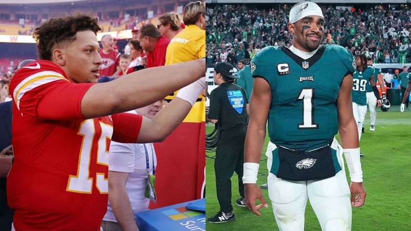 Patrick Mahomes gets candid on Jalen Hurts’ Eagles ‘tush-push’ play’s dominance - “It’s an ...