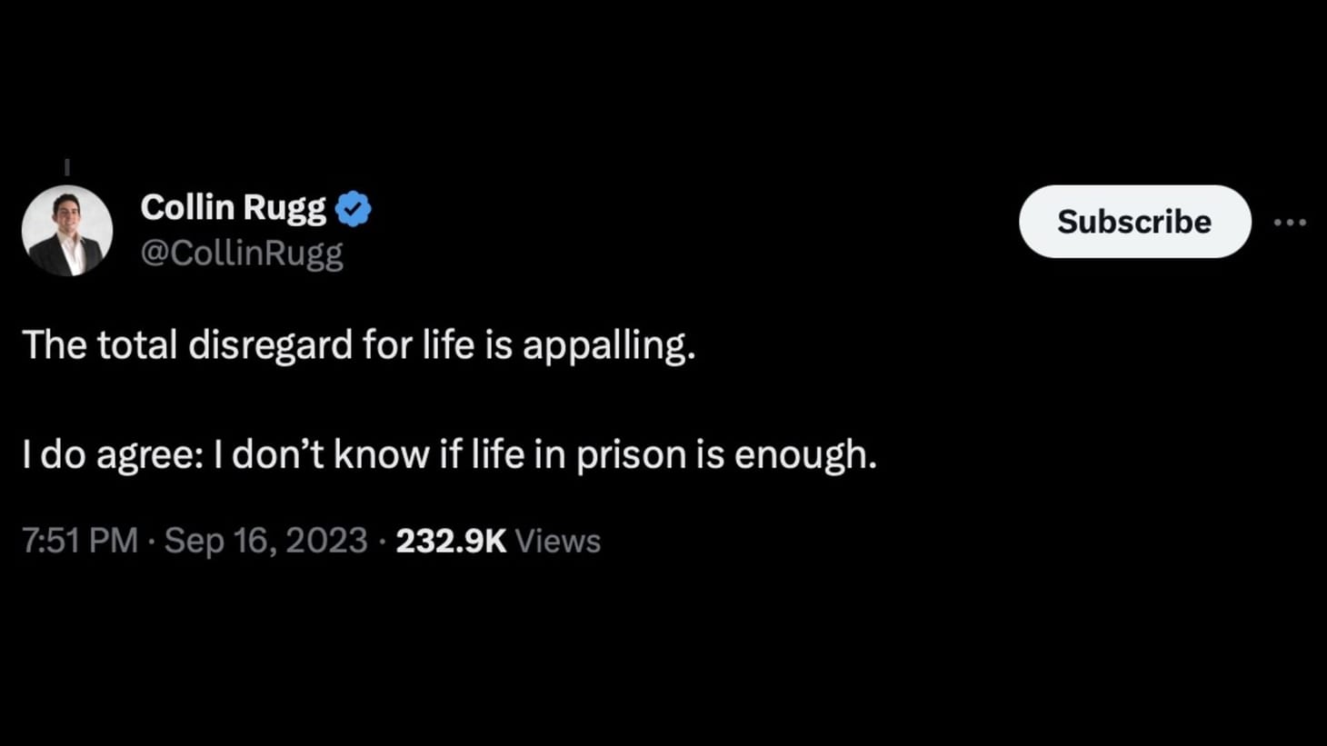 "The total disregard for life is appalling": Andreas Probst video goes ...
