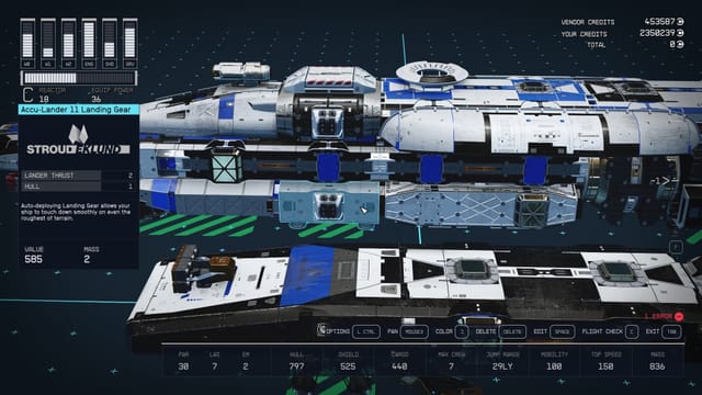 Starfield Mass Effect Normandy Spaceship guide: Parts, colors, and more