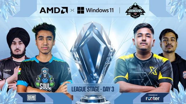 BGMI Pro Showdown Season 2 Day 3: Overall standings, overview, and more