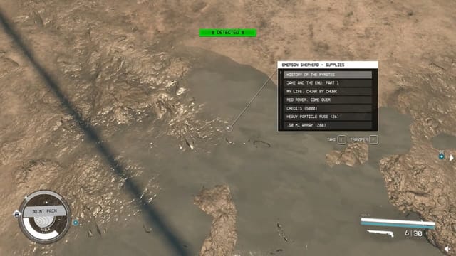 Starfield player discovers hidden treasures under puddle