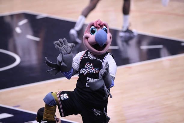 Who is Los Angeles Clippers' mascot Chuck the Condor?