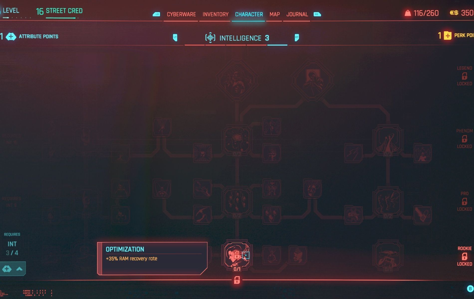 Cyberpunk 2077 Phantom Liberty: All Intelligence perks and Attribute ...