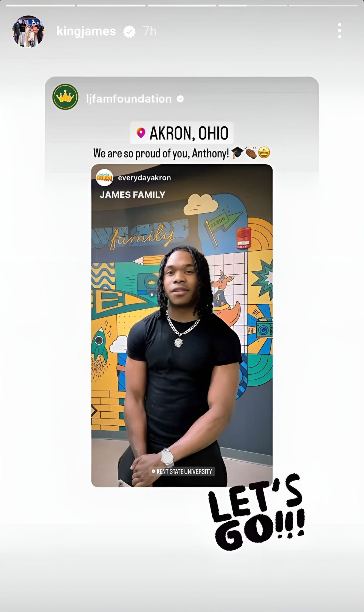 LeBron James is over the moon as Kent State student set to become the ...