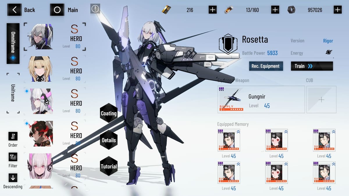 Best character to select from the free S rank selector in Punishing ...