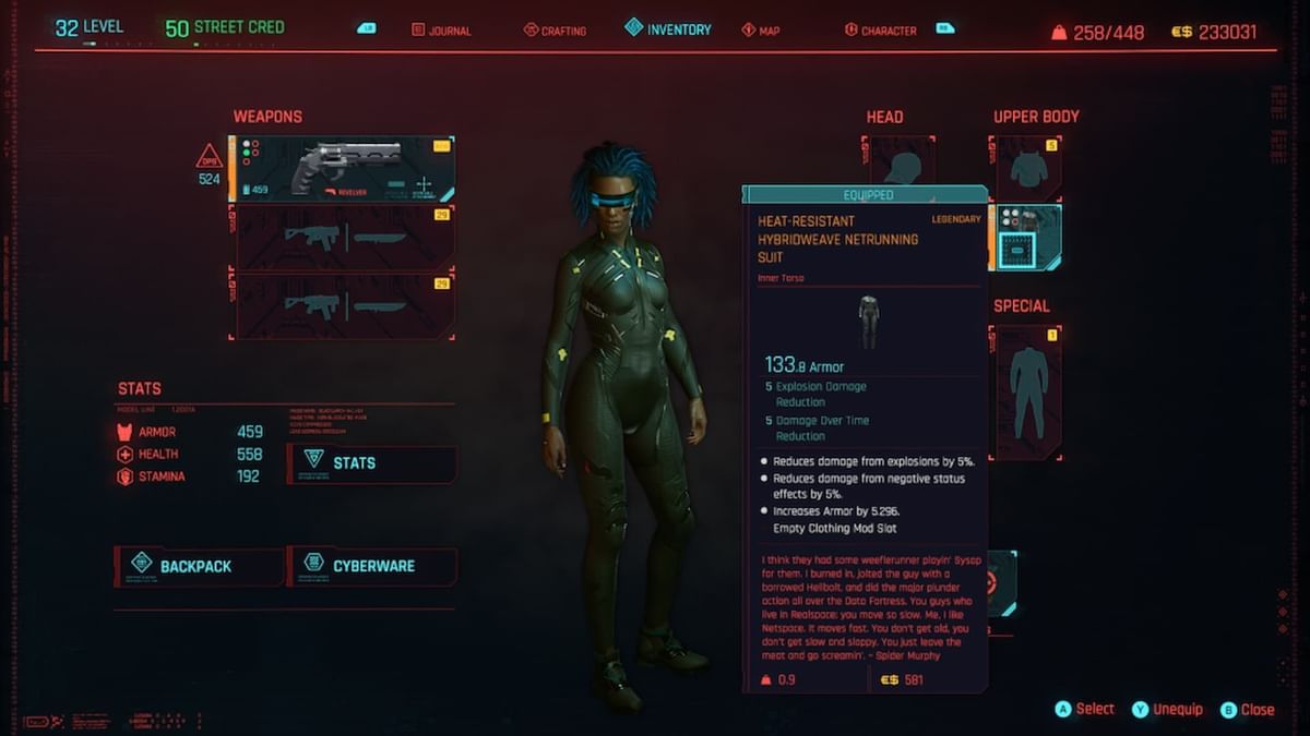 10 best clothing items in Cyberpunk 2077 Phantom Liberty 2.0