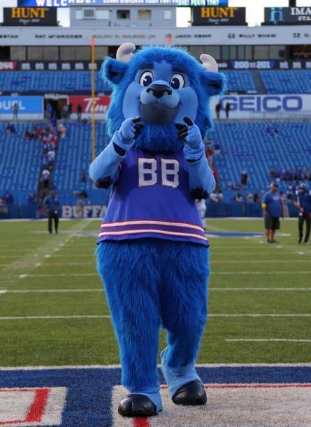 What is Buffalo Bills mascot 'Billy Buffalo' salary?