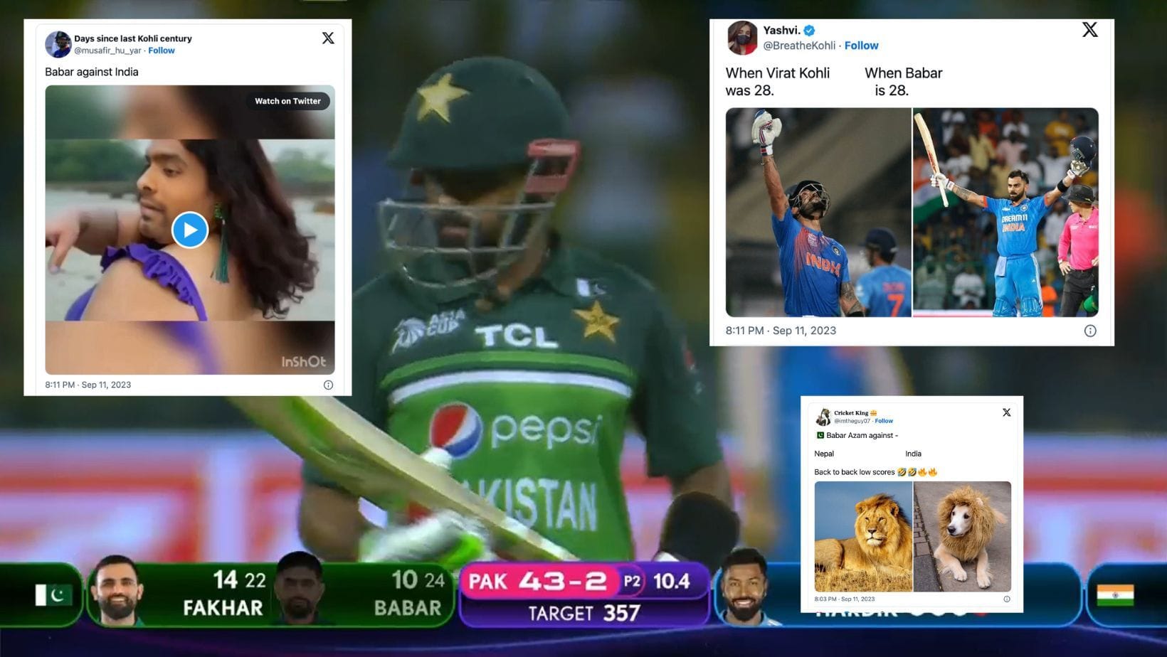 "Don't ever dare to compare him with Virat Kohli" - Fans on X troll ...