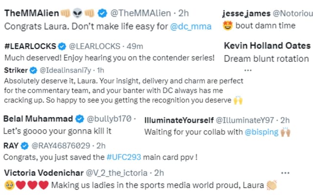 "Don’t make life easy for Daniel Cormier" - UFC world reacts to Laura ...